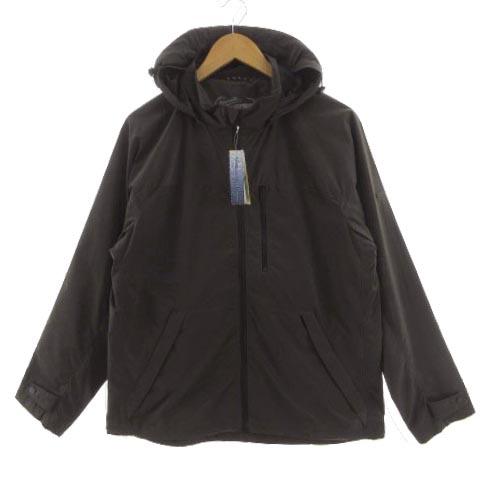 【中古】未使用品 クロコダイル CROCODILE ジャケット 1604-15404 フード 撥水加工 ストレッチ 茶系 グレーブラウン M