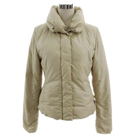 【中古】マックスマーラ ウィークエンドライン MAX MARA WEEKEND LINE ダウンジャケット スタンドカラー ベージュ 40