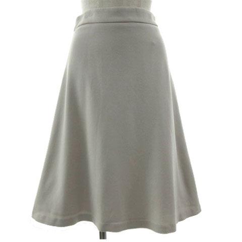 【中古】プラステ PLST Aラインスカート レーヨングログラン 12-8107001 フレア ミディ丈 グレージュ XS レディースの通販はau PAY マーケット - ブランド古着の ...