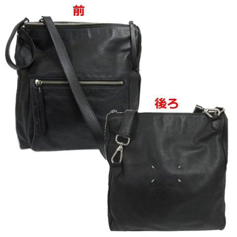 【中古】マルタンマルジェラ 11 Martin Margiela 11 ショルダーバッグ トートバッグ レザー 牛革 イタリア製 黒