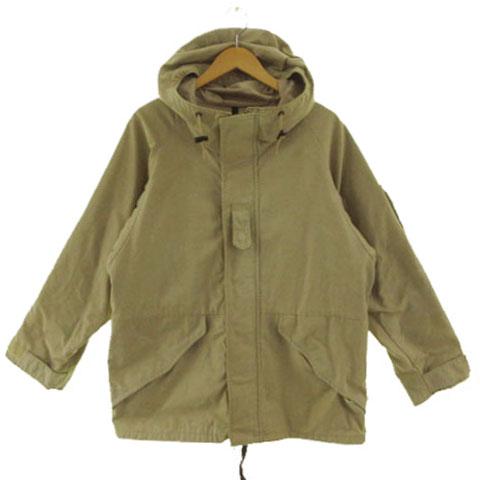 【中古】アルファ ALPHA コールドウェザーパーカー COLD WEATHER PARKA 90’S USA製 8415-01-228-1316 ベージュ M