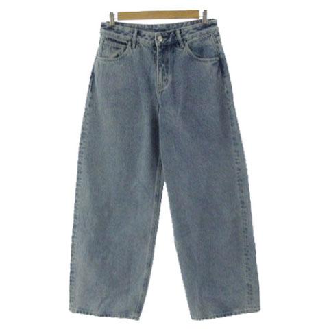 【中古】未使用品 エス・ピー・エル・アール SPLR ANGEL Super Baggy Fit Jeans デニム Washed Blue 青 XL