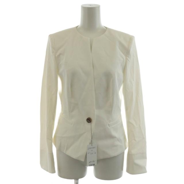 【中古】エポカ EPOCA 2020SS 24 TWENTY FOUR JACKET Cool ノーカラージャケット シングル 40 白