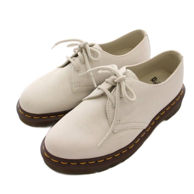 【中古】ドクターマーチン DR.MARTENS 3ホール レースアップシューズ レザー UK3 ホワイト 1461 /YM ■MU レディース