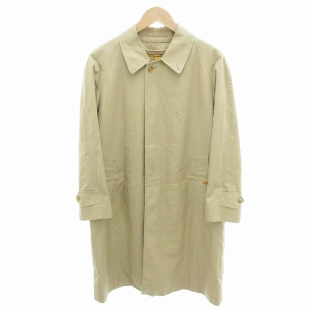 【中古】バーバリーズ Burberrys ヴィンテージ ステンカラーコート ライナー付き 裏地 ノバチェック ベージュ