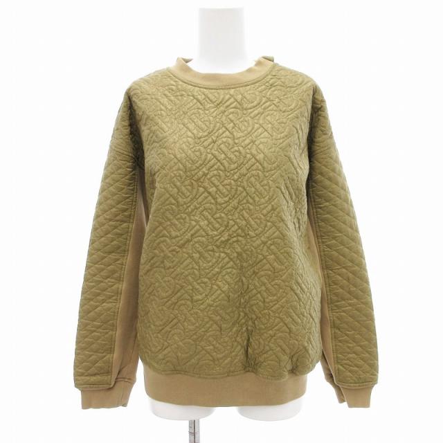 【中古】バーバリー ロンドン BURBERRY LONDON プルオーバー カットソー トレーナー TB キルティング 164cm 茶