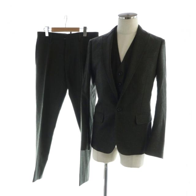 【中古】ディースクエアード DSQUARED2 ヴィンテージ シングルスーツ セットアップ 上下 テーラードジャケット