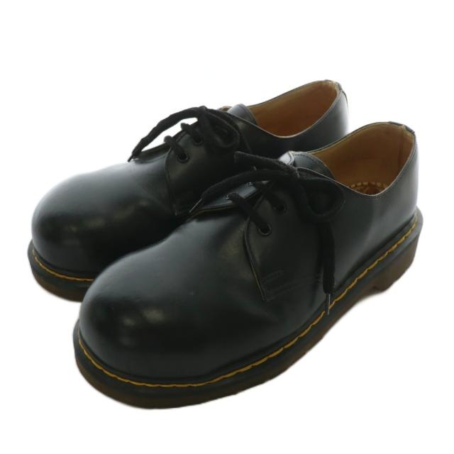 【中古】ドクターマーチン DR.MARTENS 1925 3ホールシューズ スチールトゥ ローファー レザー 6 25cm 黒 ブラック