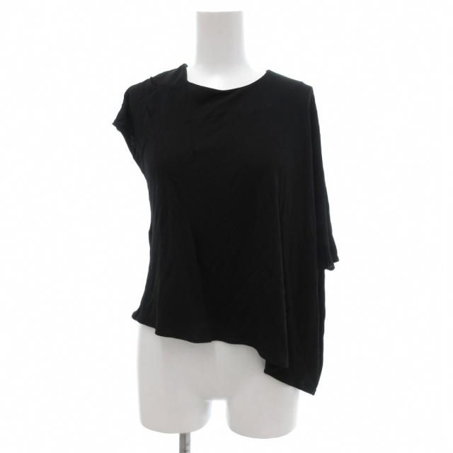 【中古】マルタンマルジェラ 1 Martin Margiela 1 アシンメトリーブラウス カットソー フレンチスリーブ 36