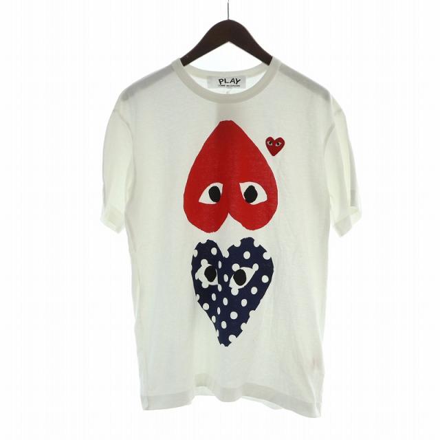 【中古】プレイコムデギャルソン PLAY COMME des GARCONS Tシャツ カットソー タグ付き 半袖