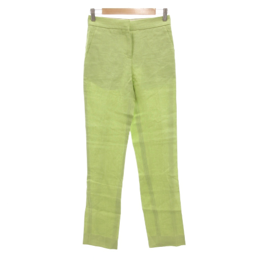 【中古】未使用品 バーバリー ロンドン BURBERRY LONDON タグ付き パンツ スラックス 麻 リネン IT34