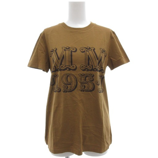 【中古】マックスマーラ MAX MARA 23年 MINCIO 1951 コットン クルーネック ジャージー Tシャツ カットソー