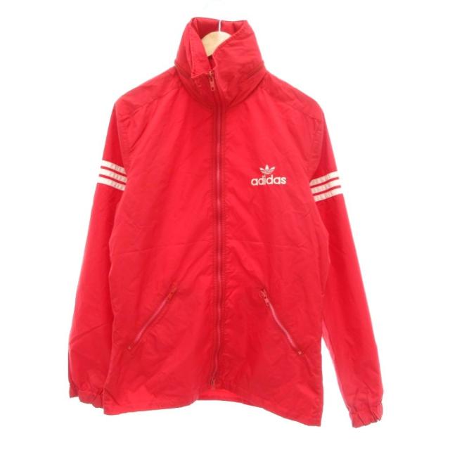 【中古】アディダスオリジナルス adidas originals デサント製 80s ヴィンテージ ナイロン ジップアップ ジャケット