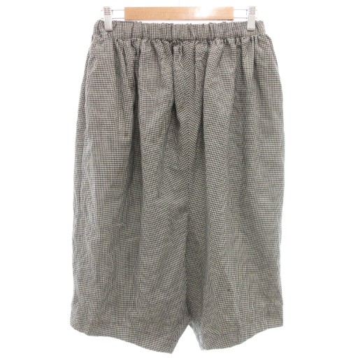 【中古】ブラックコムデギャルソン BLACK COMME des GARCONS イージーサルエルパンツ クロップド XS ウール