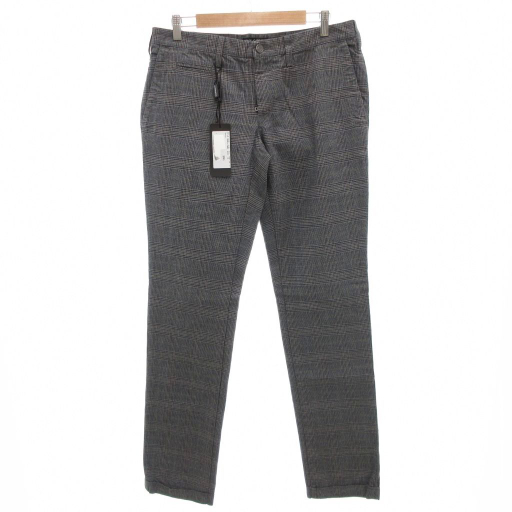 【中古】ドルチェ&ガッバーナ ドルガバ DOLCE&GABBANA パンツ スラックス テーパード 48 グレー グレンチェック