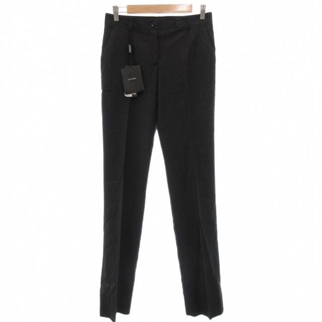 【中古】未使用品 ドルチェ&ガッバーナ ドルガバ DOLCE&GABBANA タグ付き パンツ スラックス センタープレス 38