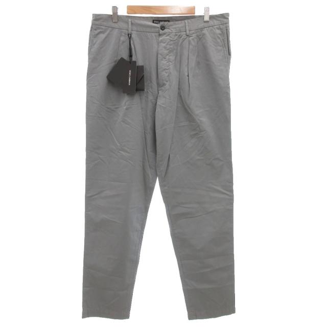 【中古】未使用品 ドルチェ&ガッバーナ ドルガバ DOLCE&GABBANA タグ付き パンツ スラックス 50 テーパード