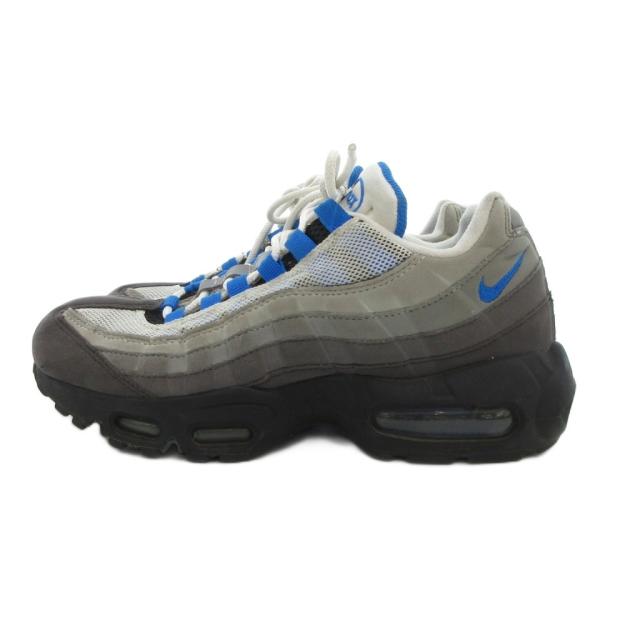 【中古】ナイキ NIKE Air Max 95 エアマックス スニーカー シューズ 24cm Crystal Blue AT8696-100 /UO ■GY01