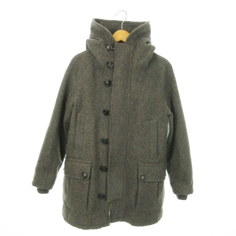 【中古】イール EEL Products Aurora Man Coat 3.0 オーロラ マン コート 3.0 ロング フード 裏ボア S グレー E-13171