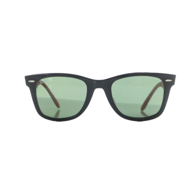 【中古】レイバン RAY BAN rb2140-f サングラス 眼鏡 めがね ロゴ カラーレンズ 52-22□150 黒 ブラック ■GY01 /MQ