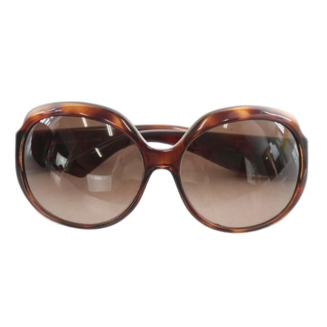 【中古】フェンディ FENDI COLD INSERT 眼鏡 サングラス セルフレーム グラデーション ロゴ 65□15-120 茶色 FS5002