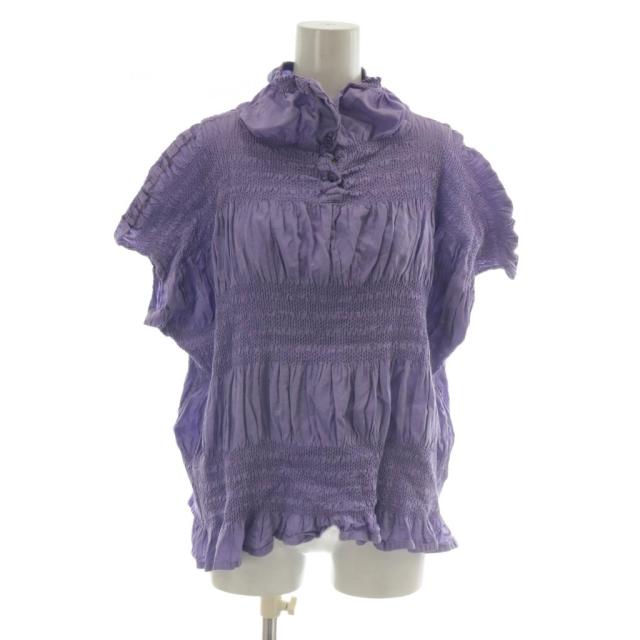 中古】me ISSEY MIYAKE SHRINK STRIPE TOP PANTS セットアップ シャツ