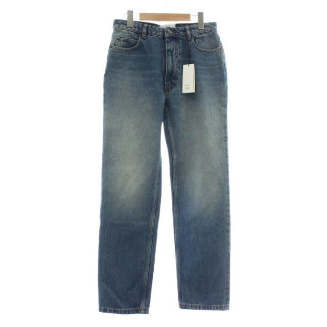 【中古】未使用品 ami alexandre mattiussi デニムパンツ ジーンズ ストレート 27 インディゴ 青 FTR020.DE0001