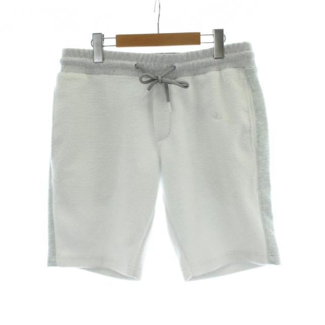 【中古】ウノピュウノウグァーレトレ リラックス 1PIU1UGUALE3 RELAX ブラッシュドスウェットハーフパンツ L グレー