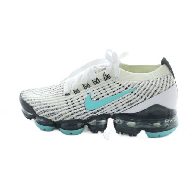 【中古】ナイキ NIKE CT1274-100 W Air Vapormax Flyknit 3 スニーカー ランニングシューズ 靴 ロゴ 4.5 24cm 白