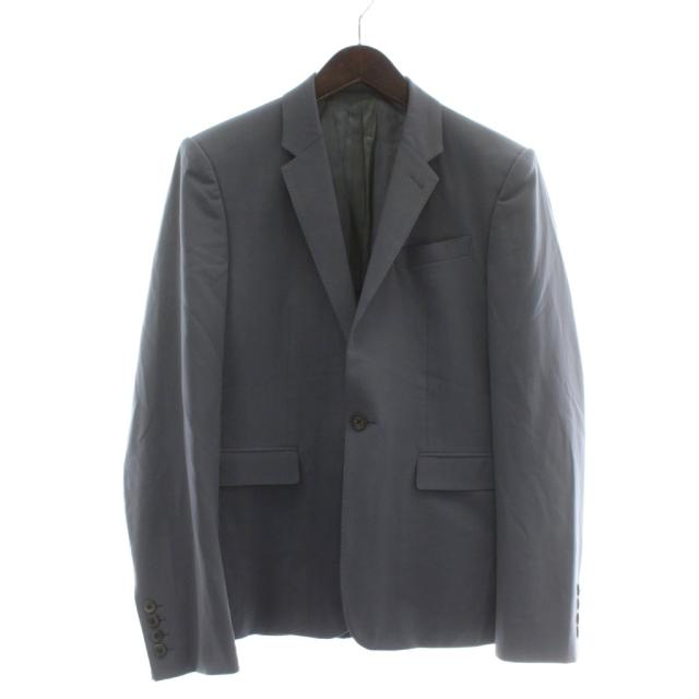 【中古】LAD MUSICIAN テーラードジャケット シングル 1B 背抜き 肩パッド サイドベンツ 44 グレー