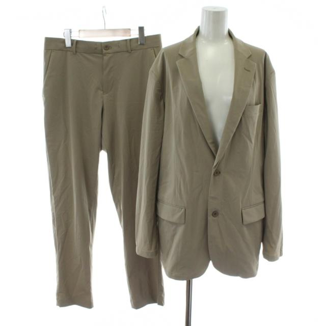 【中古】シップス SHIPS カルヴィコ Carvico セットアップ スーツ ジャケット イージーパンツ スラックス M