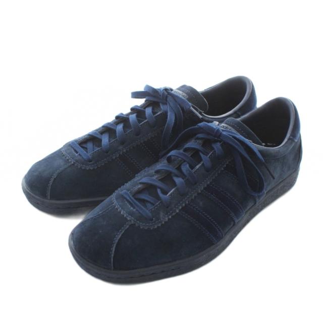 【中古】アディダス adidas タバコ TOBACCO スニーカー スエード ローカット US8.5 26.5cm 紺 ネイビー JR2743