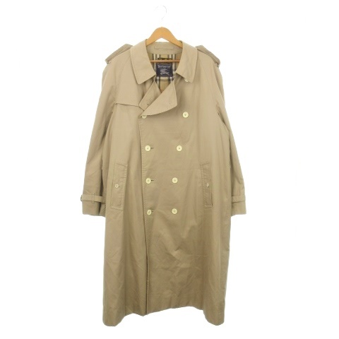 【中古】バーバリーズ Burberrys ヴィンテージ トレンチコート 裏ノバチェック ベージュ /AH23 ■GY44 メンズ