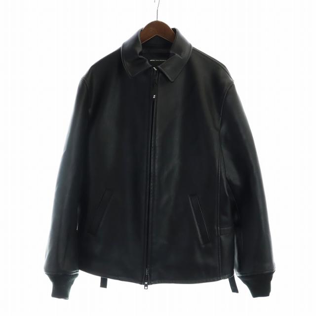 【中古】ワイスリー Y-3 アディダス adidas PLEATHER BOMBER JACKET レザージャケット フェイクレザー ジップアップ