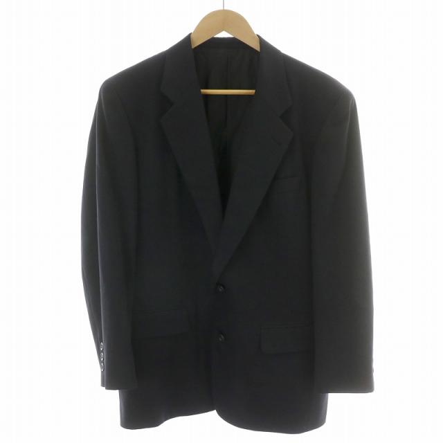 【中古】イッセイミヤケ im MIYAKE DESIGN STUDIO 80s ヴィンテージ テーラードジャケット ブレザー 2B ウール L 黒