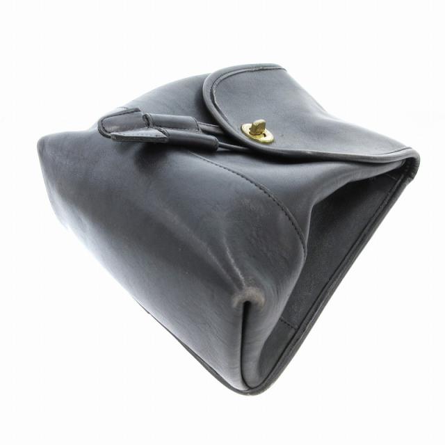 【中古】コーチ COACH オールドコーチ ヴィンテージ USA アメリカ製 9960 リュックサック ターンロック レザー 黒 中古】コーチ COACH オールドコーチ ヴィンテージ USA アメリカ製 9960