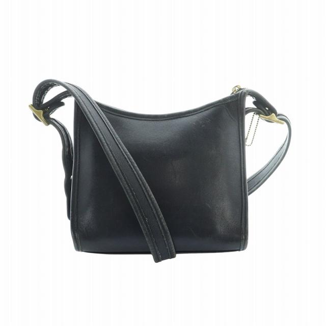 【中古】コーチ COACH オールドコーチ ヴィンテージ USA製 9997 ショルダーバッグ 斜めがけ レザー ゴールド金具 紺