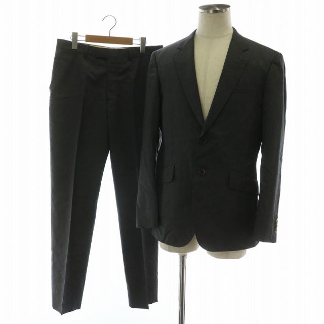 【中古】PAUL SMITH COLLECTION スーツ セットアップ テーラードジャケット シングル 2B 総裏地 スラックス L グレー