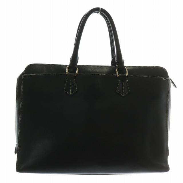 【中古】ボルドリーニセレリア Boldrini Selleria ビジネスバッグ ブリーフケース レザー ロゴ 紺 ネイビー