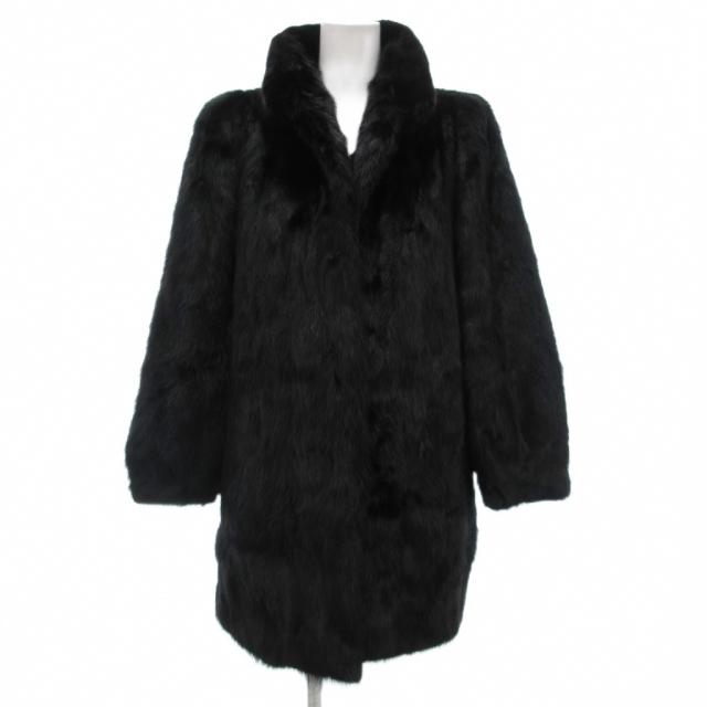 【中古】ファーコレクション FUR COLLECTION would fur ミンクファーコート 毛皮 ミドル丈 ショールカラー 13