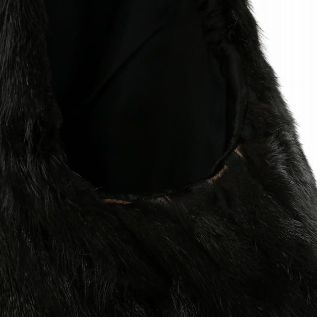 中古】ノーブランド ダークミンク ファー ロング ジレ ベスト アウター