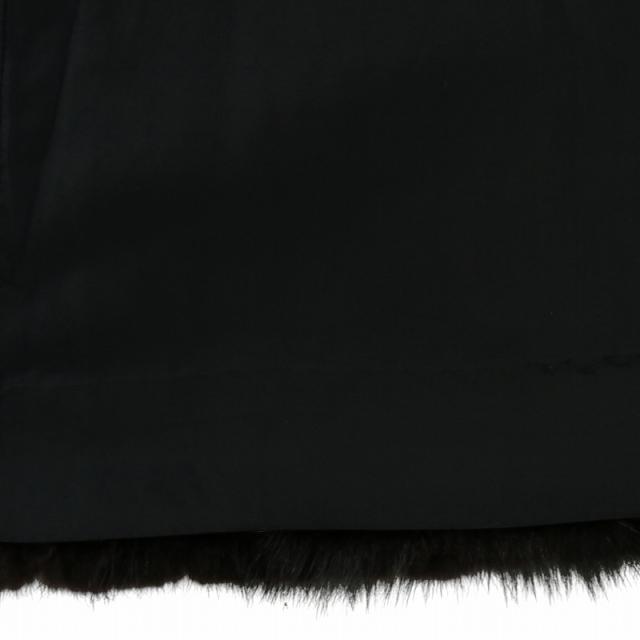 中古】ノーブランド ダークミンク ファー ロング ジレ ベスト アウター