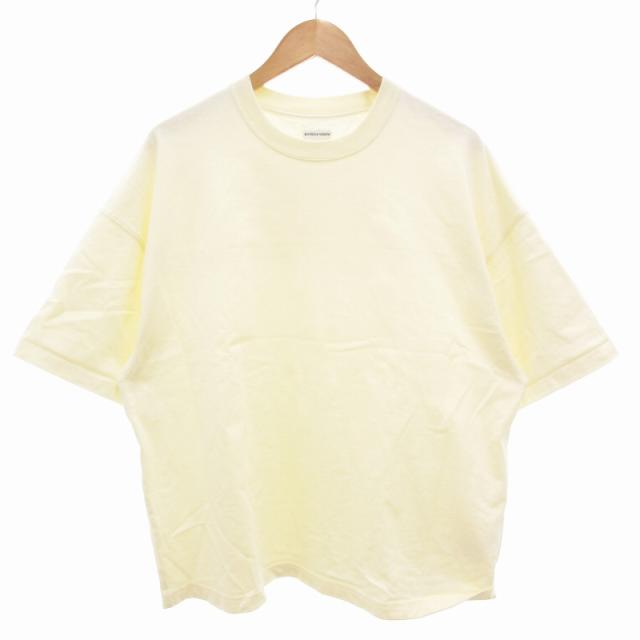 【中古】ボッテガヴェネタ BOTTEGA VENETA オーバーサイズ クルーネック Tシャツ 半袖 XXS 白 ホワイト 783387 メンズ