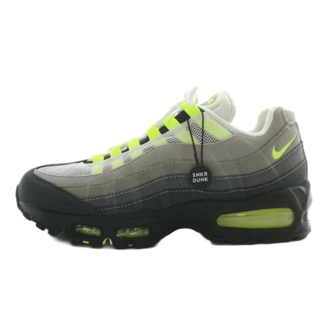 【中古】ナイキ NIKE Air Max 95 OG Big Bubble Neon Yellow 2025 スニーカー US8 26cm グレー 黄色 HM4740-001