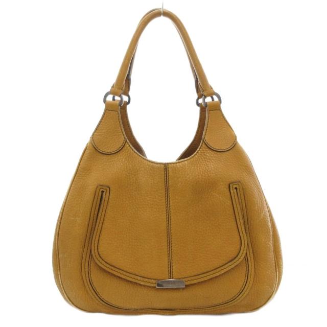 【中古】トッズ TOD'S ハンドバッグ ロゴ レザー 茶 ブラウン /AE ■GY18 レディース