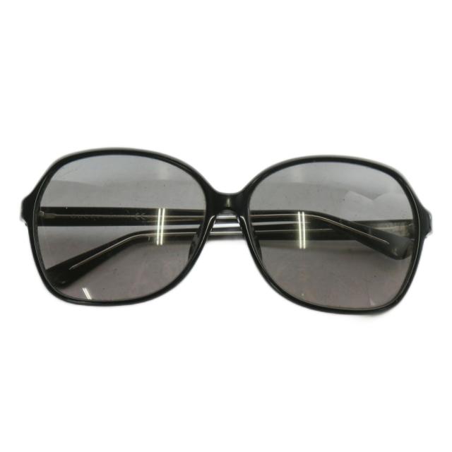 【中古】グッチ GUCCI 眼鏡 サングラス セルフレーム カラーレンズ ロゴ 61□14-140 黒 ブラック GG3732/F/S