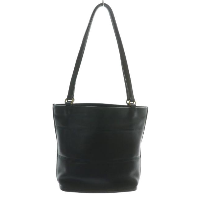 【中古】コーチ COACH オールドコーチ ヴィンテージ 9098 USA製 トートバッグ ショルダー レザー 紺 ネイビー