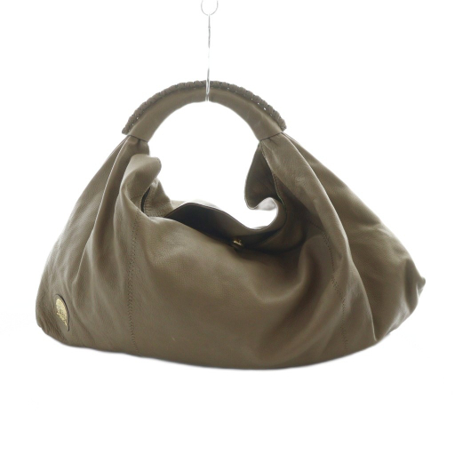 【中古】ADMJ アクセソワ Accessoires De Mademoiselle ハンドバッグ トート レザー ロゴ 茶 ブラウン ■GY11 /MQ