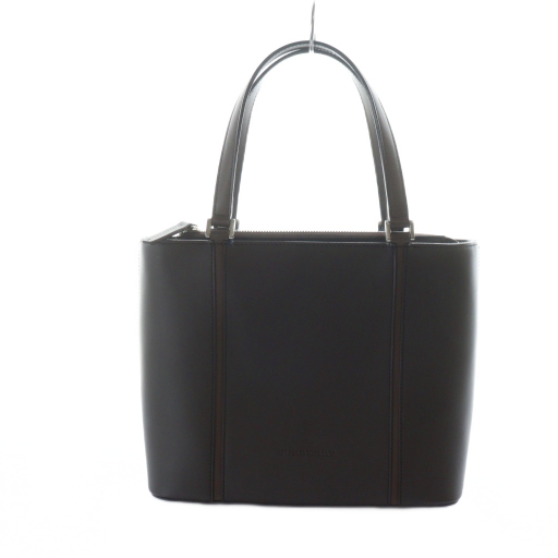 【中古】バーバリー BURBERRY ハンドバッグ トート レザー 茶 ブラウン チェック柄 型押しロゴ /MQ ■GY13