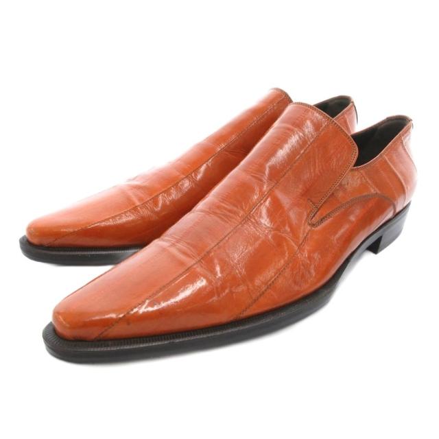 【中古】ドルチェ&ガッバーナ ドルガバ DOLCE&GABBANA ローファー スリッポン ビジネスシューズ レザー 6